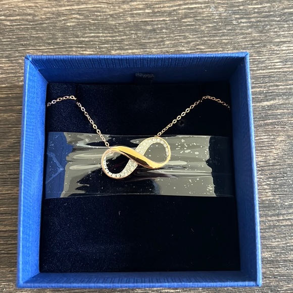 Swarovski | Jewelry | Swarovski Infinity Necklace | Poshmark